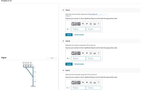 Solved Problem Part A Determine The Horizontal Chegg