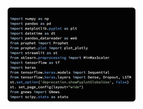 Stock Price Prediction Using Machine Learning — Lstm Prophet Rlearnmachinelearning