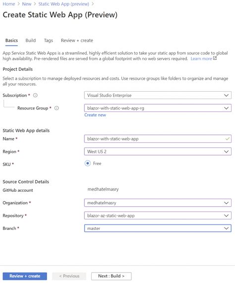 Medhat Elmasry Deploy Blazor Spa And Azure Functions Api To Azure Static