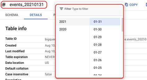 ga4 and bigquery a sql model for a base events table how to unnest