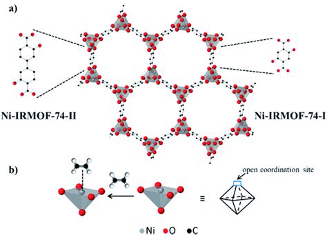 A Schematic Structure Of Two Isoreticular Ni Mof 74 Structures Download Scientific Diagram