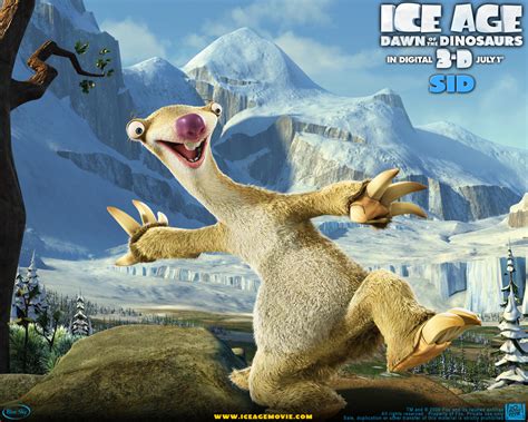 Sid The Sloth From Ice Age Desktop Wallpaper