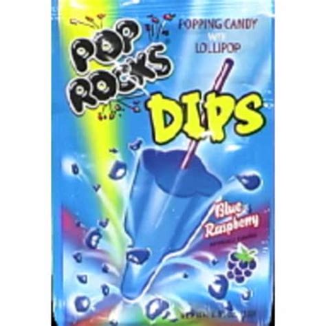 Pop Rocks Dips Blue Raspberry 0 63 Oz Pouch Pack Of 20 20 Pack Kroger
