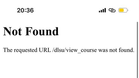 Course Offerings Error Rdlsu