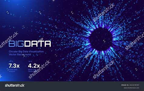 Digital Big Data Flow Vector Background Stock Vector Royalty Free 2413176797 Shutterstock