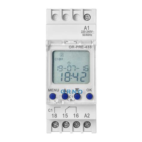 DIN Rail Weekly Digital Timer