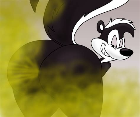 Rule 34 Ass Fart Farting Farts Gas Gassy Male Pepe Le Pew Skunk