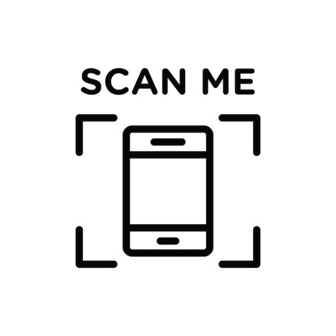 Premium Vector Scan Me Icon Set Qr Code And Digital Arrow Vector