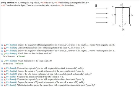 Solved Problem A Rectangular Loop With Chegg Com