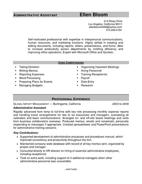 Beautiful Work Career Objective For Executive Assistant Quality Control Experience Resume