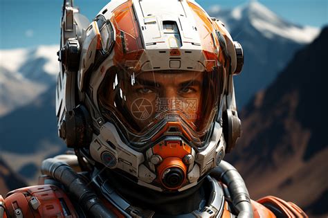 火星探索之旅的宇航员高清图片下载 正版图片600553751 摄图网