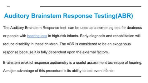 Abr Testing Ppt