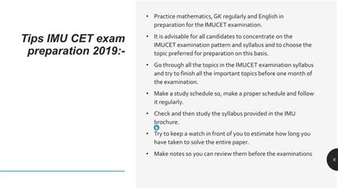Imu Cet Ppt Ppt