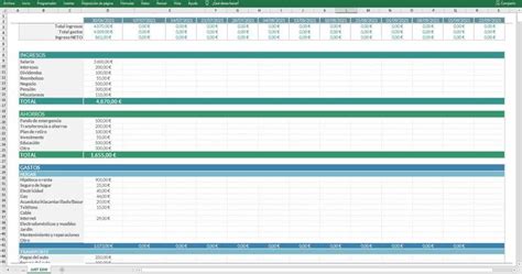 Planilla Excel Gastos Descargar