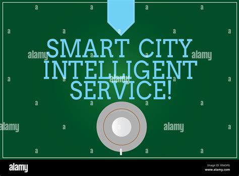 Handwriting Text Writing Smart City Intelligent Service Concept