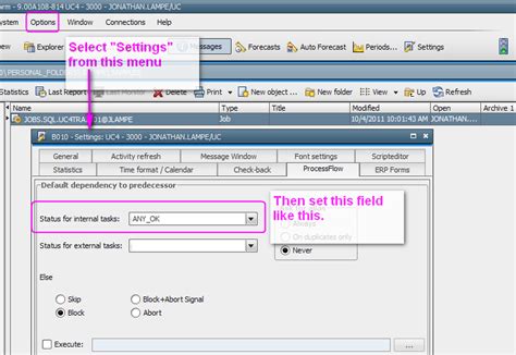 How To Make New Uc4 Jobflows Error Out When A Job Gets An Error