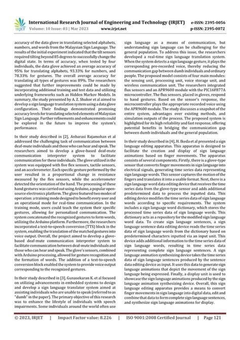 Glove Based Gesture Recognition Using Ir Sensor Pdf