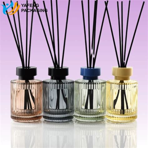 Custom Glass Reed Diffuser Bottle For Home Fragrance Packaging