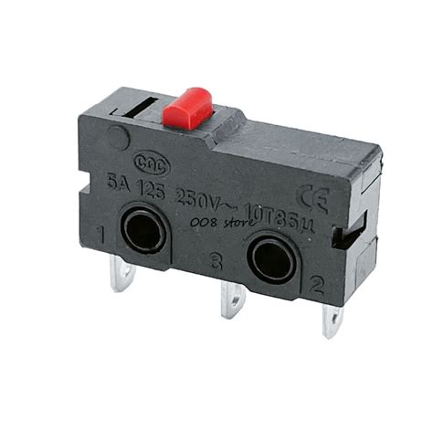 5pcs Push Button Microswitch Spdt 5a Micro Switch Grandado