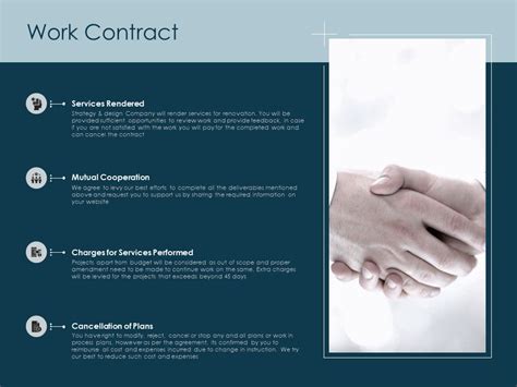 Work Contract Services Ppt PowerPoint Presentation Layouts Aids