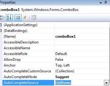 ComboBox Control In C Net MindStick