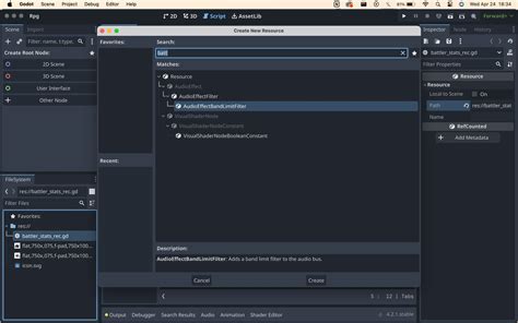 I Cant Find My New Resource Help Godot Forum