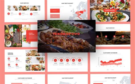 Delicious Food Powerpoint Template 313711 Templatemonster