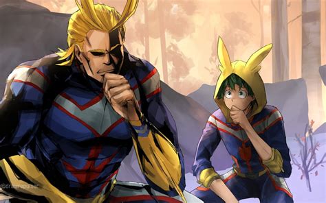 Wallpaper Midoriya Y All Might Anime Wallpaper Hd Images And Photos The Best Porn Website