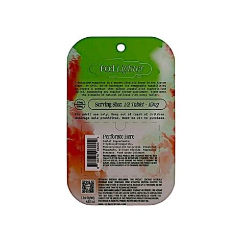 Opia High Potency 7oh Kratom Extract Tablets Watermelon 120mg 4ct