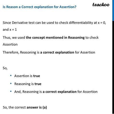 Assertion A Consider Function Defined As 𝑓𝑥 𝑥 𝑥 − 1