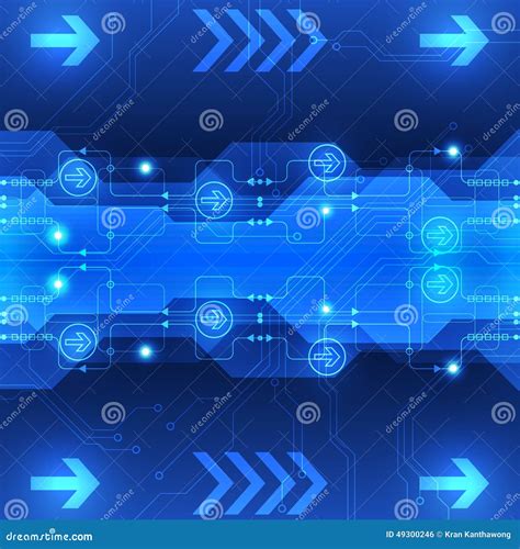 Vector Abstract Engineering Future Technology Background Innovation Stock Vector Illustration