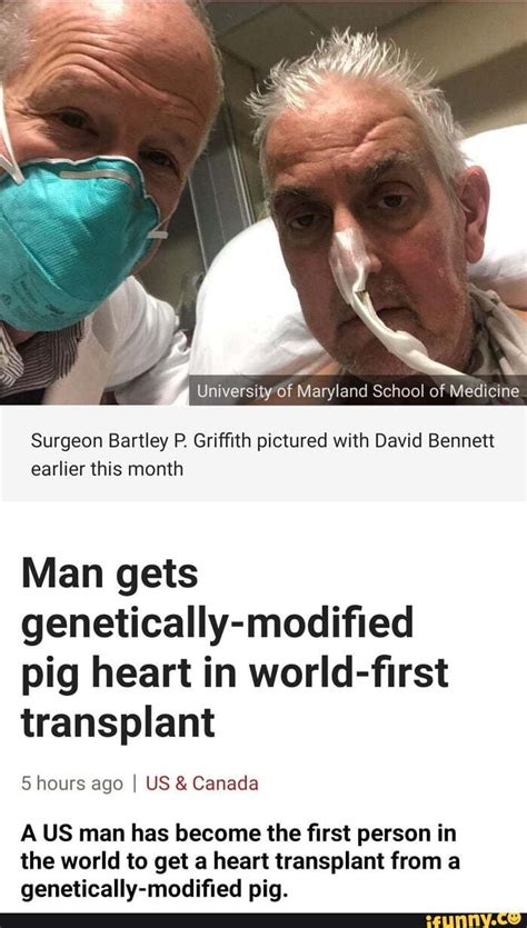 Universityof Maryland School Of Medicine Surgeon Bartley P Griffith