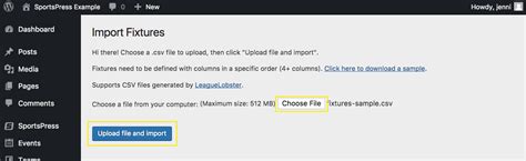 How To Import And Edit Existing Events On Your Sports Website ThemeBoy