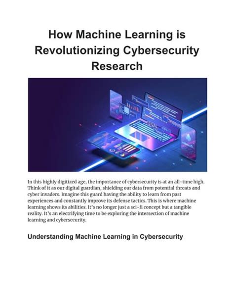 machine learning in cybersecurity pdf