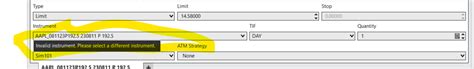 option chain symbol issue in chart vs basic entry ninjatrader support