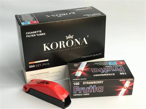 Гильзы для сигарет Korona 550 шт. + Машинка для набивки сигарет DEDO X ...