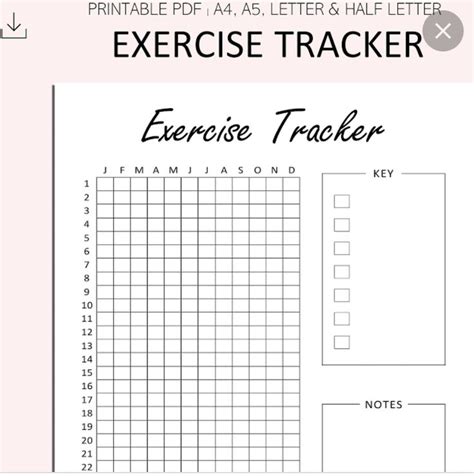 Exercise Tracker Year In Pixels Fitness Tracker Lettering