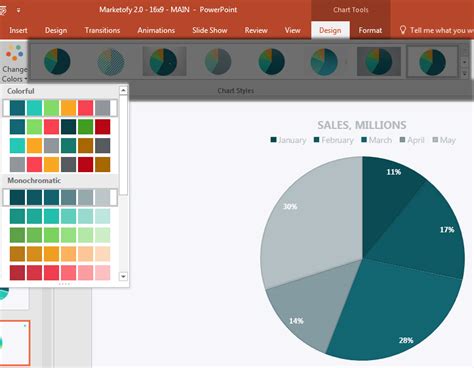How To Change Chart Colors In Powerpoint Templates Sample Printables