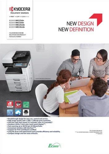 KYOCERA_COLOUR_ECOSYS_m8124cidn, For Office, Laser at Rs 150000 in ...