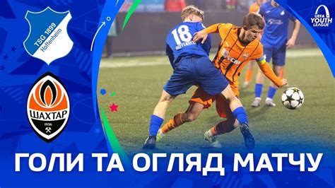 U19 Гоффенгайм Шахтар Голи та огляд матчу 11 02 2025 Юнацька ліга УЄФА Youtube