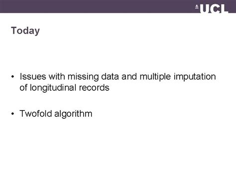 Multiple Imputation Of Missing Data In Longitudinal Health