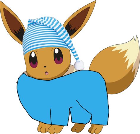 Eevee In Pajamas And A Nightcap By Jdesfan3 On Deviantart