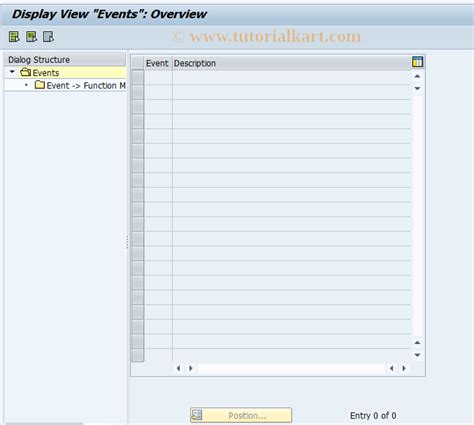 ICLE EVENT SAP Tcode BP Events