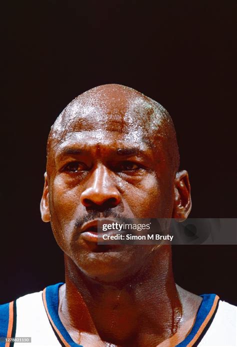 Michael Jordan Of The Washington Wizards In Action During A Game