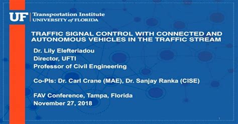 Pdf Traffic Signal Control With Connected And … Lily Traffic Signal