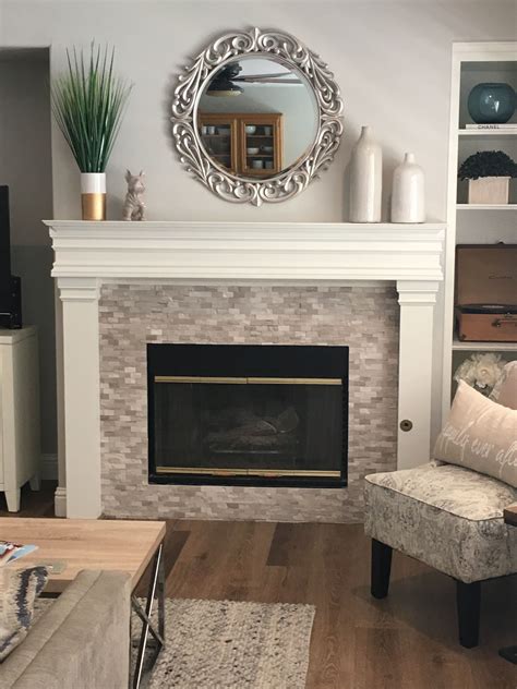 Small Stone Fireplace Surround