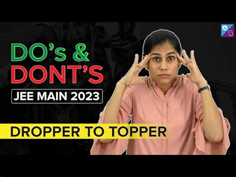 Silly Mistakes To Avoid During JEE Preparation Do S And Don T