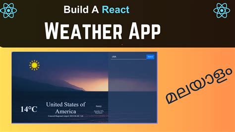 Build A Weather App Using React Js Step By Step Explained Youtube