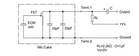 Electret Condenser Microphone For Recorder Replacement ECMIC