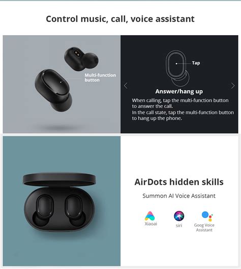 Xiaomi Redmi Airdots Tws Bluetooth Earbuds Black
